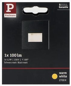 Paulmann 93094 - LED/1,2W Schodišťové svítidlo EDGE 230V