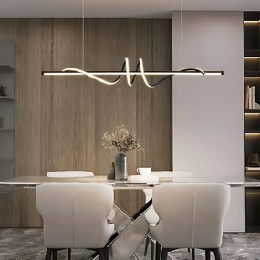 Toolight Závěsné LED osvětlení Modern D24 LHJ023-CP 120 cm černé