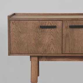 LABEL51 Dřevěný TV stolek CALI hnědý FU-88.025