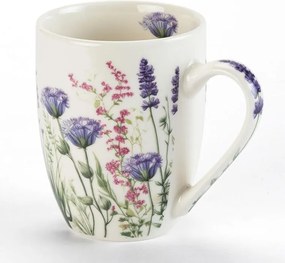 Sada porcelánových hrnků LEVANDULOVÁ ZAHRADA v dárkové krabičce 350 ml 2 ks