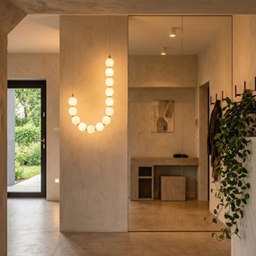 Toolight Rea, Závěsné stropní LED svítidlo LHJ119-CP kartáčované zlato, OSW-03257