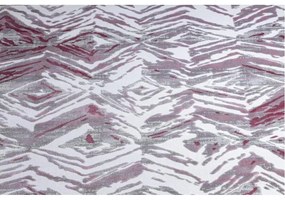 Luxusní kusový koberec akryl Foy růžový 100x300cm