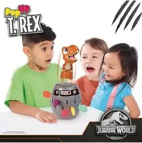 TOMY - Jurský svět - Společenská hra Vyskakovací T-Rex / pro 2 - 4 hrá