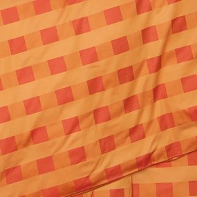 SCANquilt povlečení TOP LINE kostky oranžová 140 x 200/70 x 90 cm