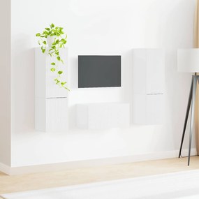 Sestava TV skříněk 5 ks Vysoce lesklá bílá Kompozitní dřevo 3409100