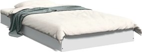 vidaXL Rám postele 90 x 190 cm kompozitní dřevo [842076] Barva: Bílá