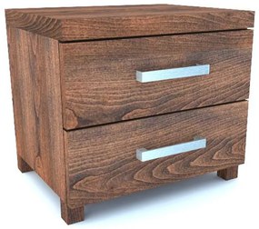 Dřevěný Noční stolek z masivu BRAVE - Provedení masiv Buk, Olše, Bříza, Dub, Javor, Jasan
