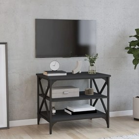 TV skříňka černá 60 x 40 x 50 cm kompozitní dřevo