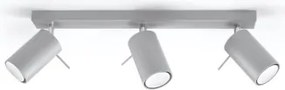 Stropní bodové svítidlo SOLLUX Ring 3 GU10 3x40W bez zdroje SL.0451 šedá