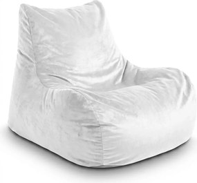 Sablio Sedací vak Bean SOFTY - Cloud White - 60 x 70 x 70 cm