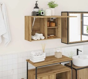 vidaXL Koupelnová nástěnná skříňka 60 x 25 x 40 cm kompozit [860070] Barva: dub artisan