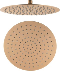 Sapho - Hlavová sprcha Slim, průměr 30 cm, matná měď MS573PG