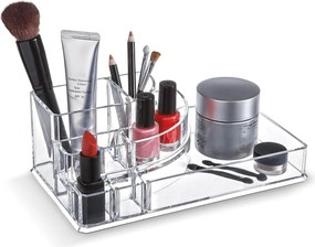 Domo Living Organizér na make-up, štětce, kartáčky DOMO AKRYL, 22,3 x 12,7 x 8 cm