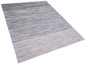 Šedý krátkovlasý koberec 160x230 cm KAPAKLI Beliani