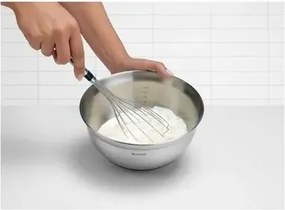 Brabantia Sada mís 3 kusy nerez ocel/silikon stříbrno-černá / objem 1,