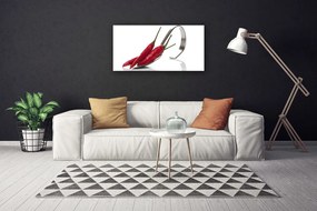 Obraz na plátně Chilli Lžíce Kuchyně 100x50 cm