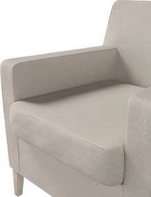 Potah na křeslo IKEA Karlstad barva šedá látka pletený vzor