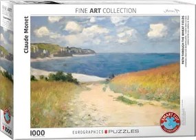 EUROGRAPHICS Puzzle Cesta přes obilná pole / 1000 dílků / 67,6 × 48,9