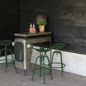 Esschert Design Barová stolička traktorové sedátko zelená - Default Title