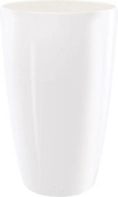 elho Květináč Brussels Diamond Round High bílý pr. 27 x 44 cm