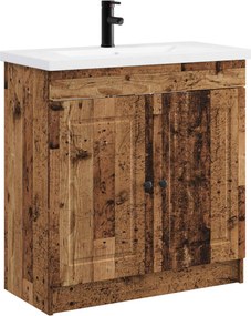 Sada koupelnového nábytku Staré dřevo 56 x 37,5 x 81 cm 3404132