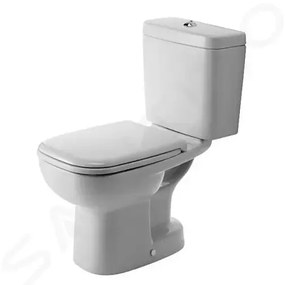 DURAVIT - D-Code WC kombi mísa, spodní odpad, bílá (21110100002)