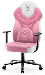 Herní židle Diablo X-Gamer 2.0 Normal Size: Marshmallow Pink, Růžová Diablochairs