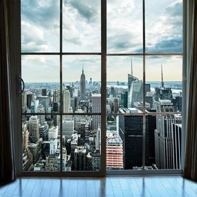 Třídílná vliesová fototapeta Pohled na Manhattan, rozměr 225x250cm, MS-3-0009