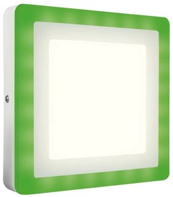 Stmívatelné LED RGBW světlo COLOR + WHITE SQUARE 19W 200