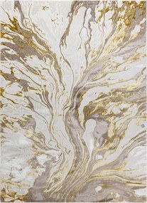 Dywany Łuszczów, Kusový koberec Bliss Z162AZ173 gold/cream, 140x190, béžová, kancelář