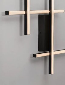 Designové nastěnné svítidlo Apecho Černá