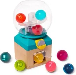 B-Toys Automat s míčky Rainbow Gumballs / od 12 měsíců