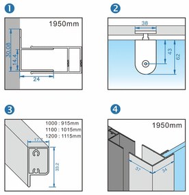 BPS-koupelny Obdélníkový sprchový kout HYD-OK06C 110x80 chrom/transparent + vanička HYD-OSV-ST03B bílá