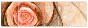 Obraz - Růže uměleckého duchu (170x50 cm)