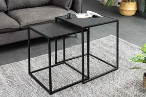 Sada konferenčních stolků Quillon 45 cm černá