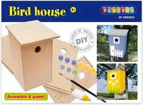 PLAYBOX Kreativní sada Ptačí budka / dřevěná stavebnice / překližka /