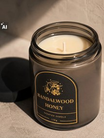 Sinsay - Vonná svíčka Sandalwood Honey - černá