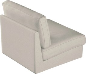 Potah na neskládací křeslo IKEA Kivik barva béžová látka pletený vzor