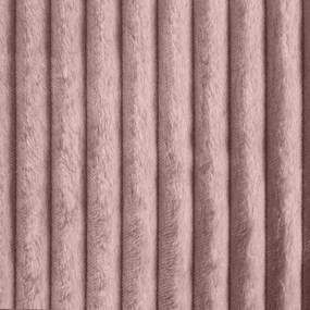 DEKA Z MIKROFLANELU SOFT 70X160 CM PUDROVÁ