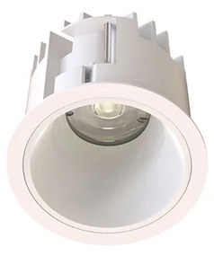 Vestavné kruhové svítidlo Takeo Round White Průměr: 84 mm, Teplota chromatičnosti / Stmívání: 2700 Kelvinů / Stmívatelné fázově, Úhel reflektoru: 25°