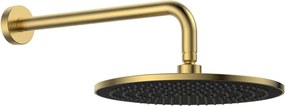 kielle Oudee I - Hlavová sprcha 250, sprchové rameno 360 mm, brushed gold 20133SE06