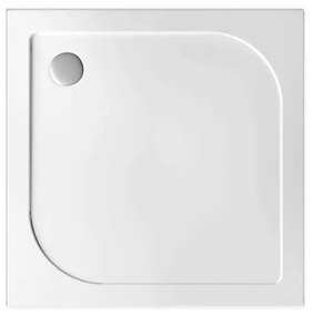 Polimat Kompaktní čtvercová akrylátová sprchová vanička Tenor 3 80x80 (90x90) Barva: Bílá, Rozměry (cm): 80x80