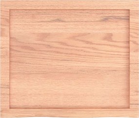Koupelnová deska hnědá 60x50x(2-4) cm ošetřený masivní dřevo 3156108