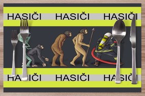 Prostírání Evoluce - hasiči