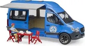 Bruder MB Sprinter Camper s řidičem a příslušenstvím / od 4 let
