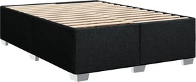 Rám postele bez matrace černý 160 x 200 cm textil 3284487