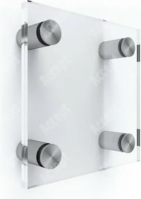 ACCEPT Dveřní tabulka Clear CL4 - rozměr 100 x 100 mm