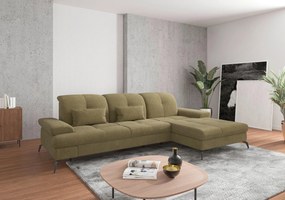 XXXLutz ROHOVÁ SEDAČKA, textil, olivově zelená Sit & More - Sedací soupravy - 000144009907