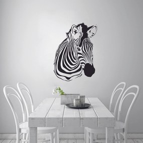 Samolepka na zeď - Zebra (44x60 cm) - PopyDesign