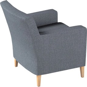 Potah na křeslo IKEA Karlstad barva šedá látka pletený vzor